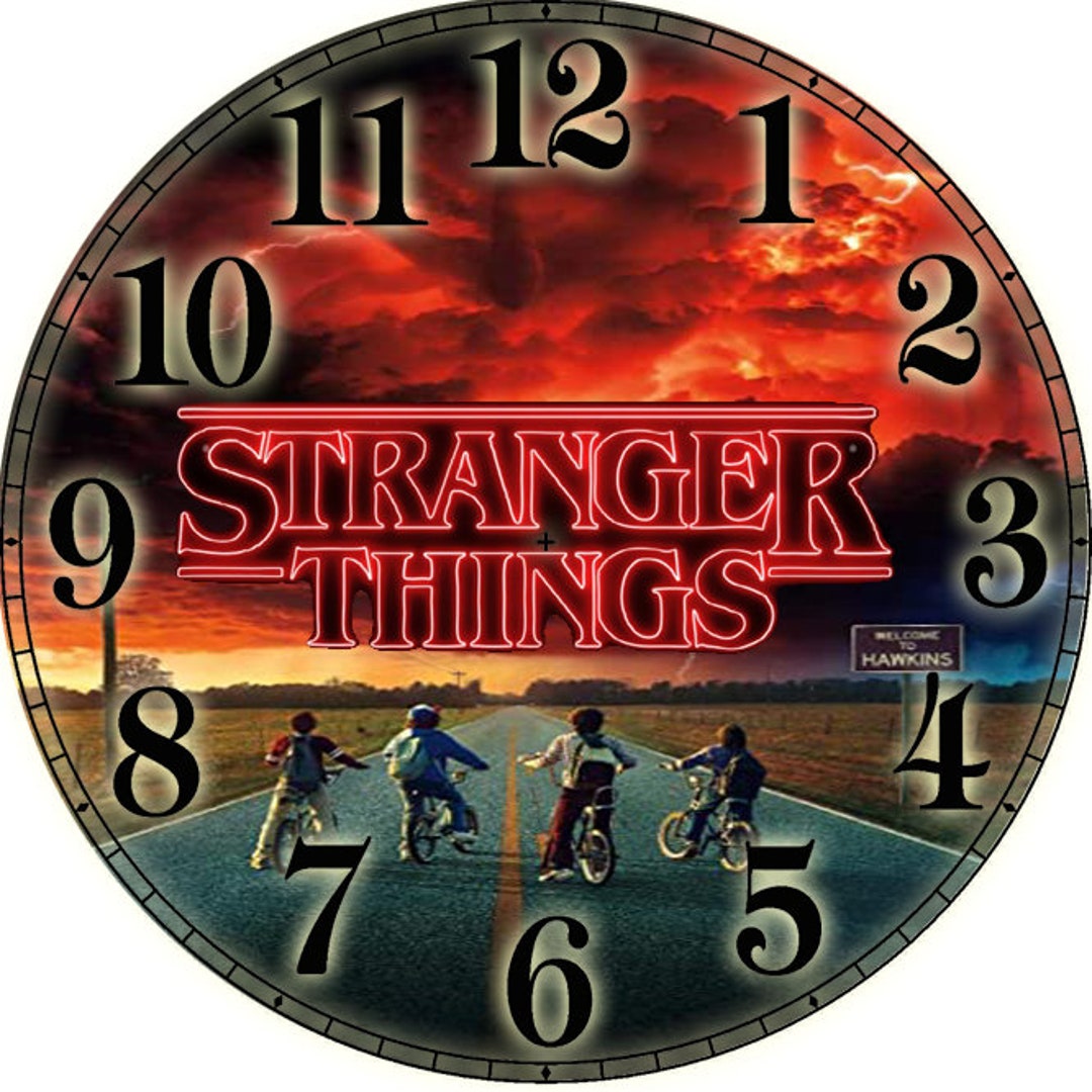 Stranger Things 10 Clock - Etsy
