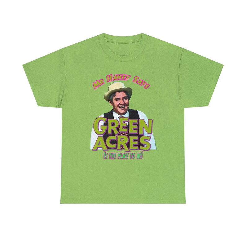 Green Acres Mr. Haney Cotton Tee - Etsy