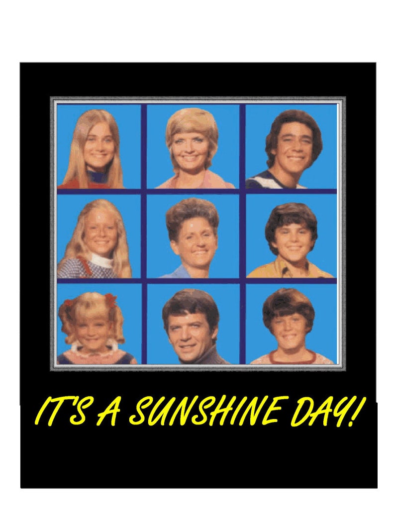 The Brady Bunch It's a Sunshine Day T-shirt - Etsy