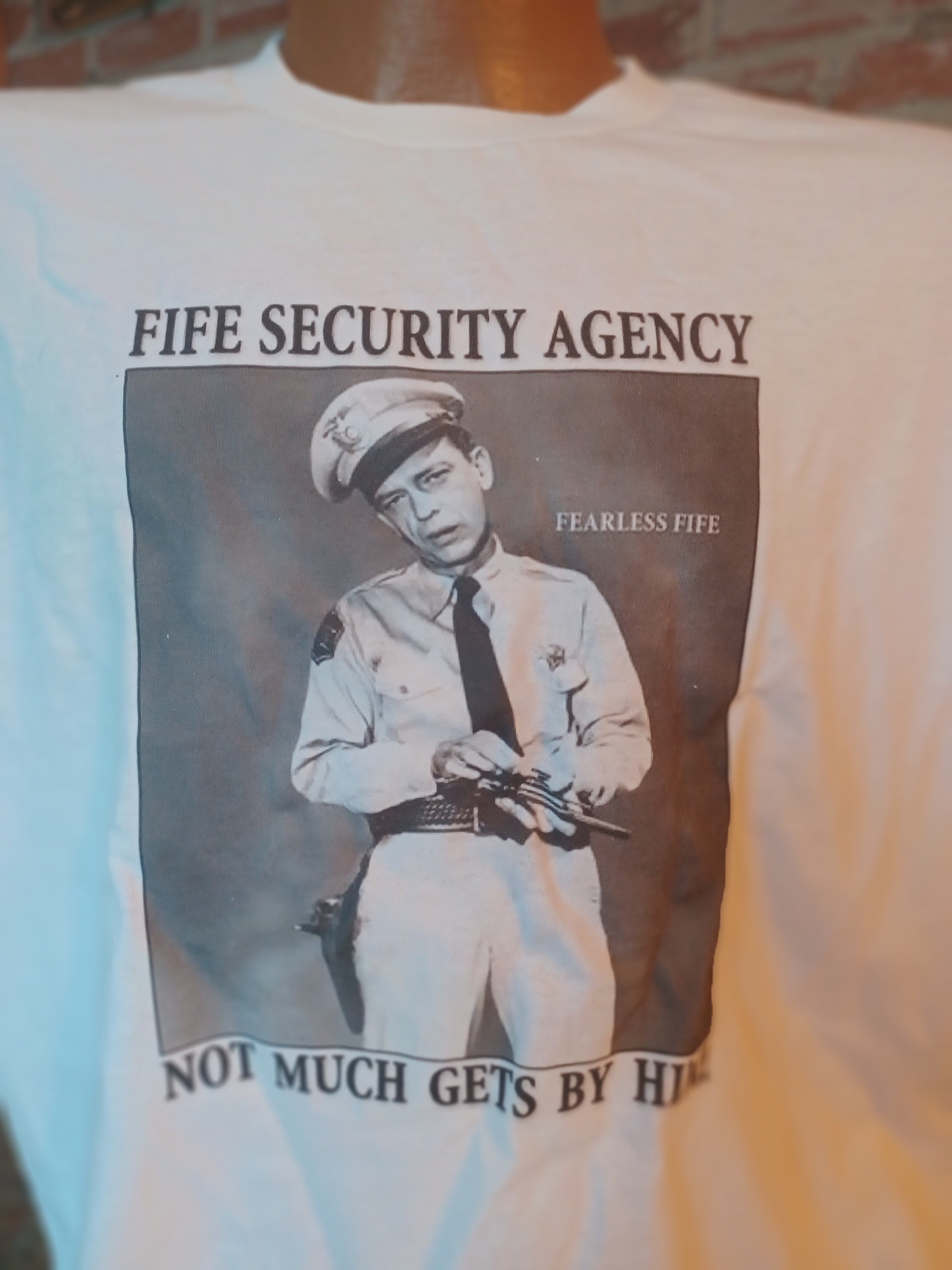 Andy Griffith Barney Fife Fife Security Agency T-shirt - Etsy