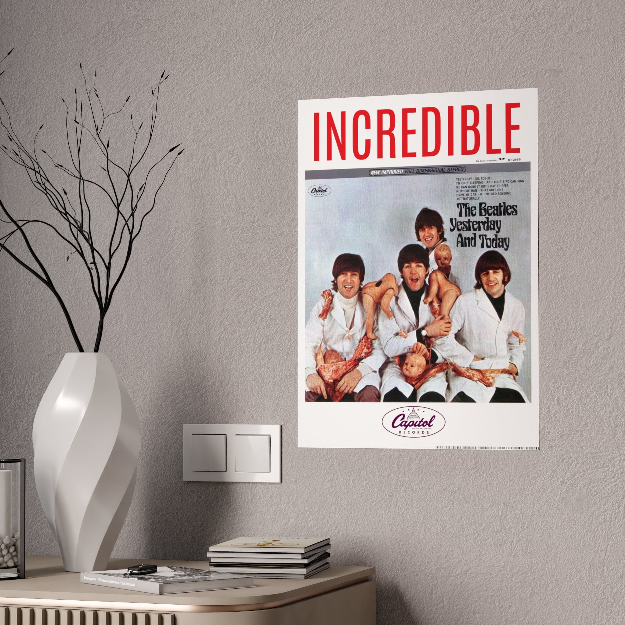 The Beatles Butcher Block Album Cover Poster - Etsy