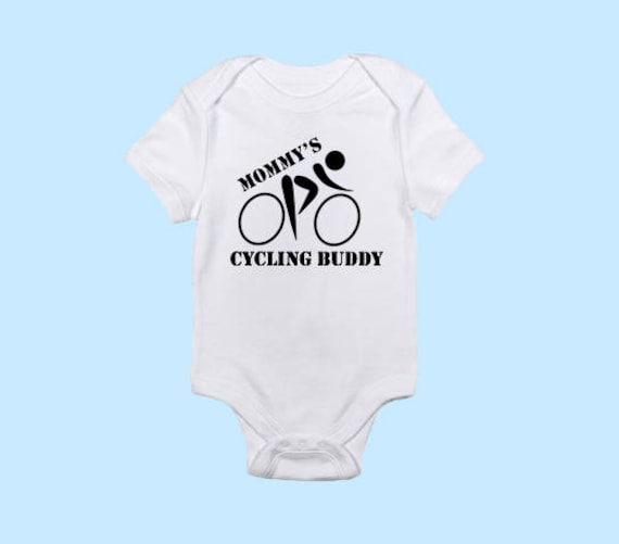 Personalized Mommy's Cycling Buddy Bodysuit / FREE | Etsy