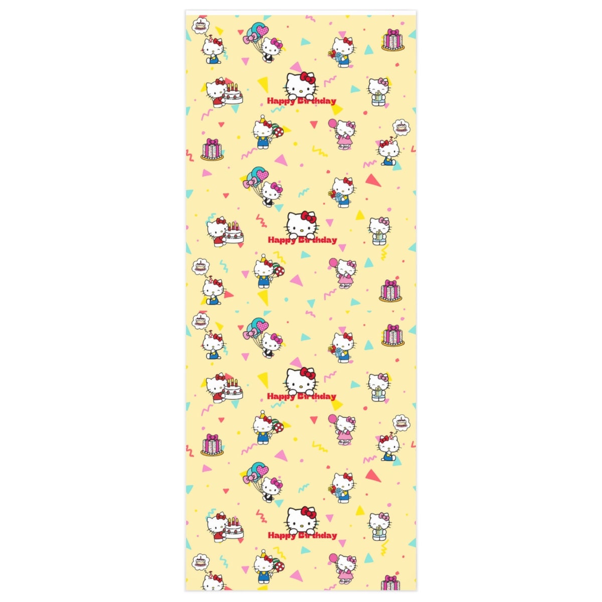Hello Kitty Wrapping Paper, Birthday Gift Wrap, Gifts, Sanrio, Kawaii ...