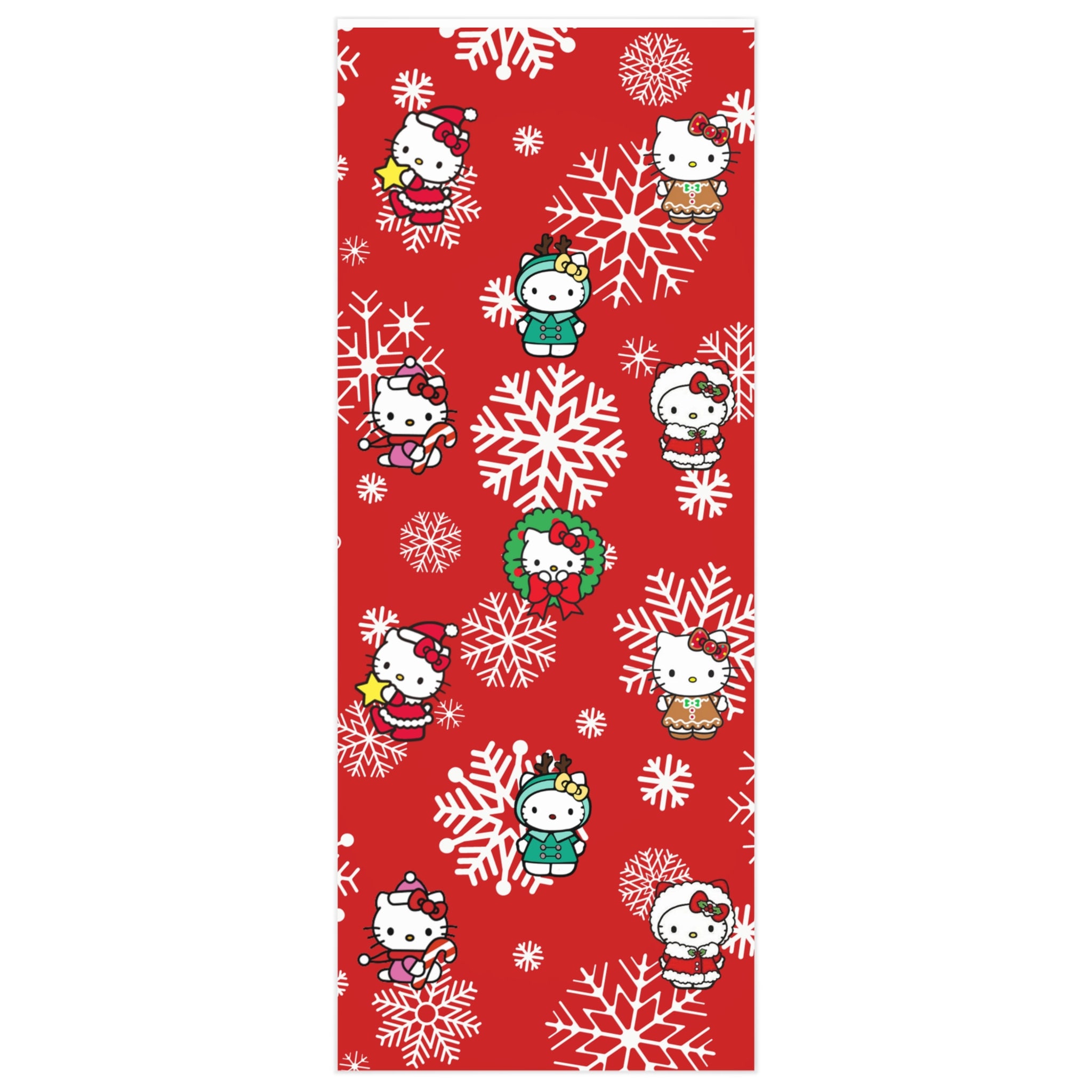 Hello Kitty Wrapping Paper, Holiday Gift Wrap, Christmas Gifts, Sanrio ...