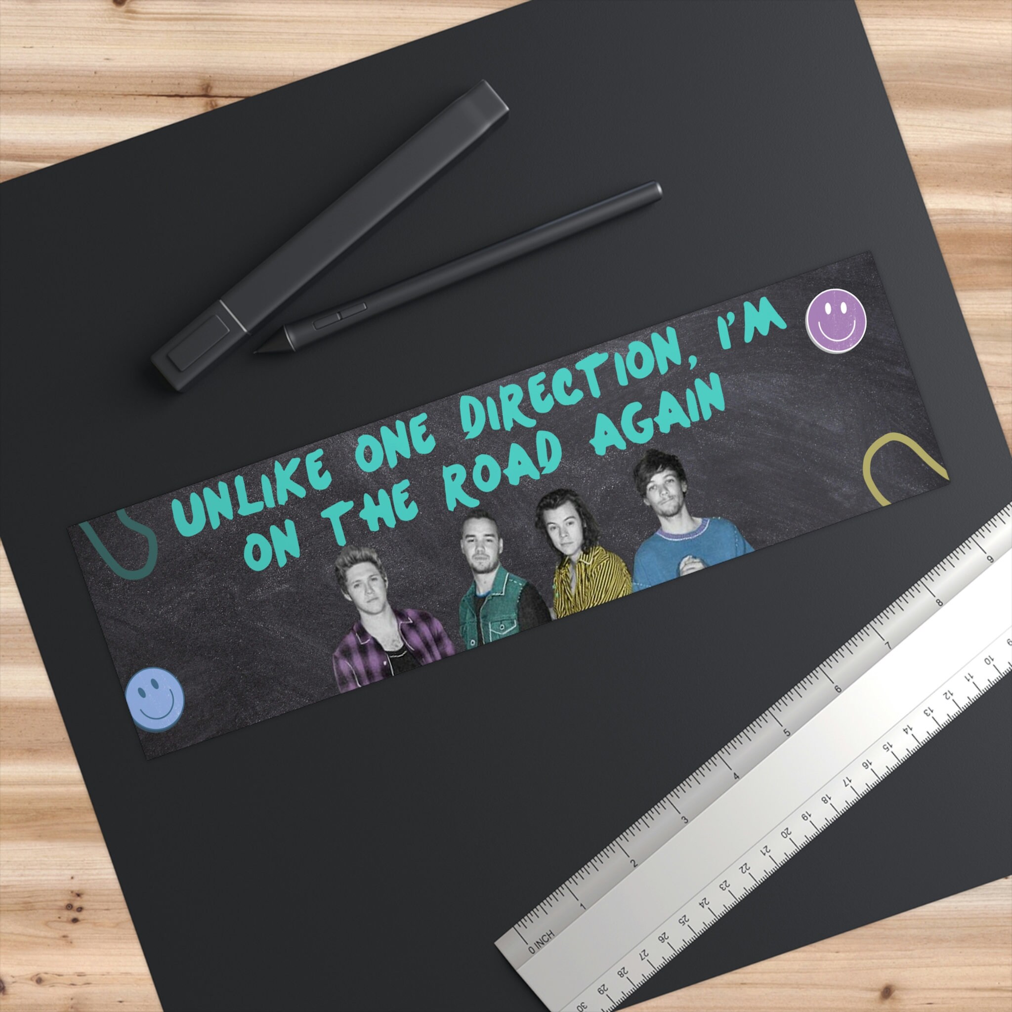 One Direction Bumper Sticker, 1D, OTRA, on the Road Again Tour 2015 ...
