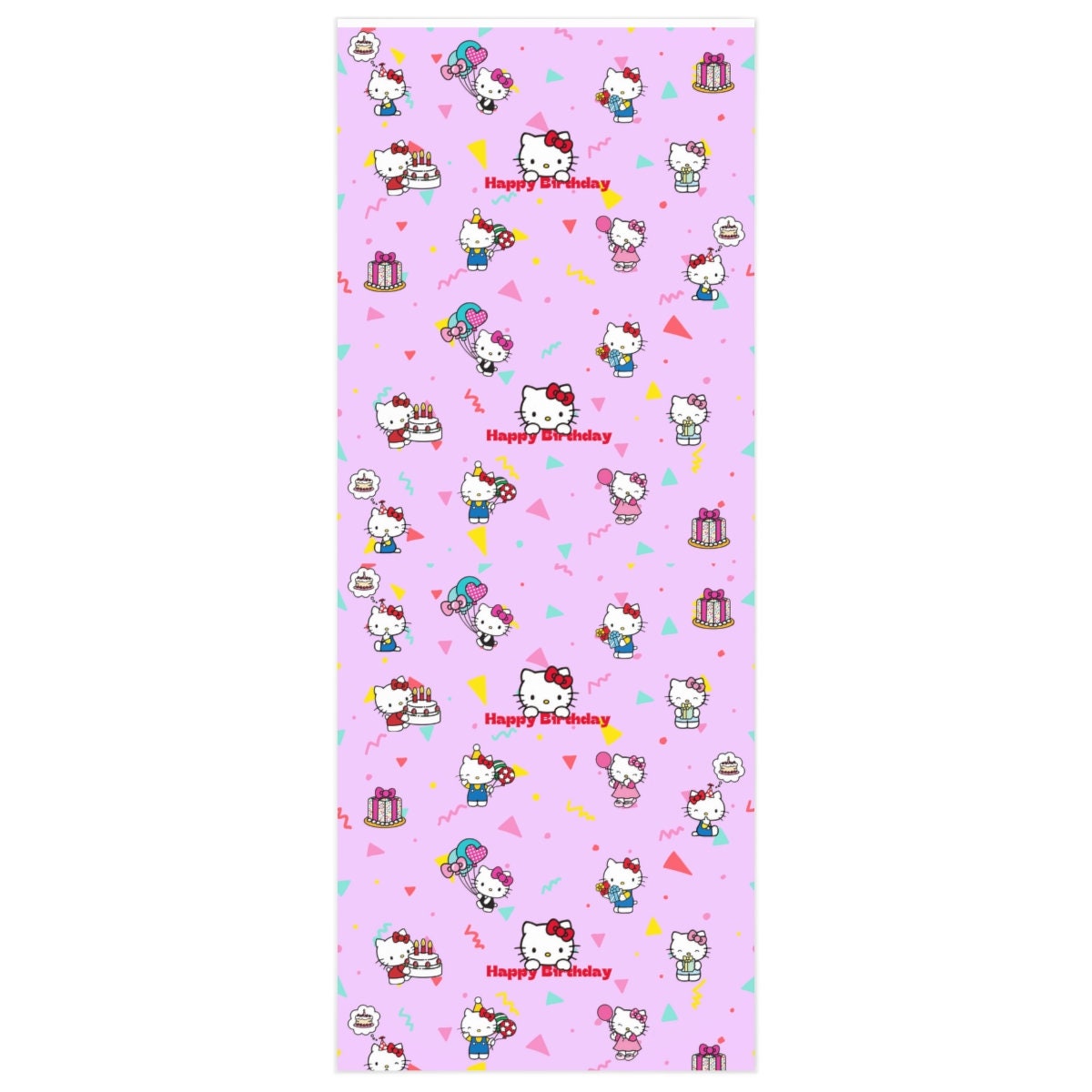 Hello Kitty Wrapping Paper, Birthday Gift Wrap, Gifts, Sanrio, Kawaii ...