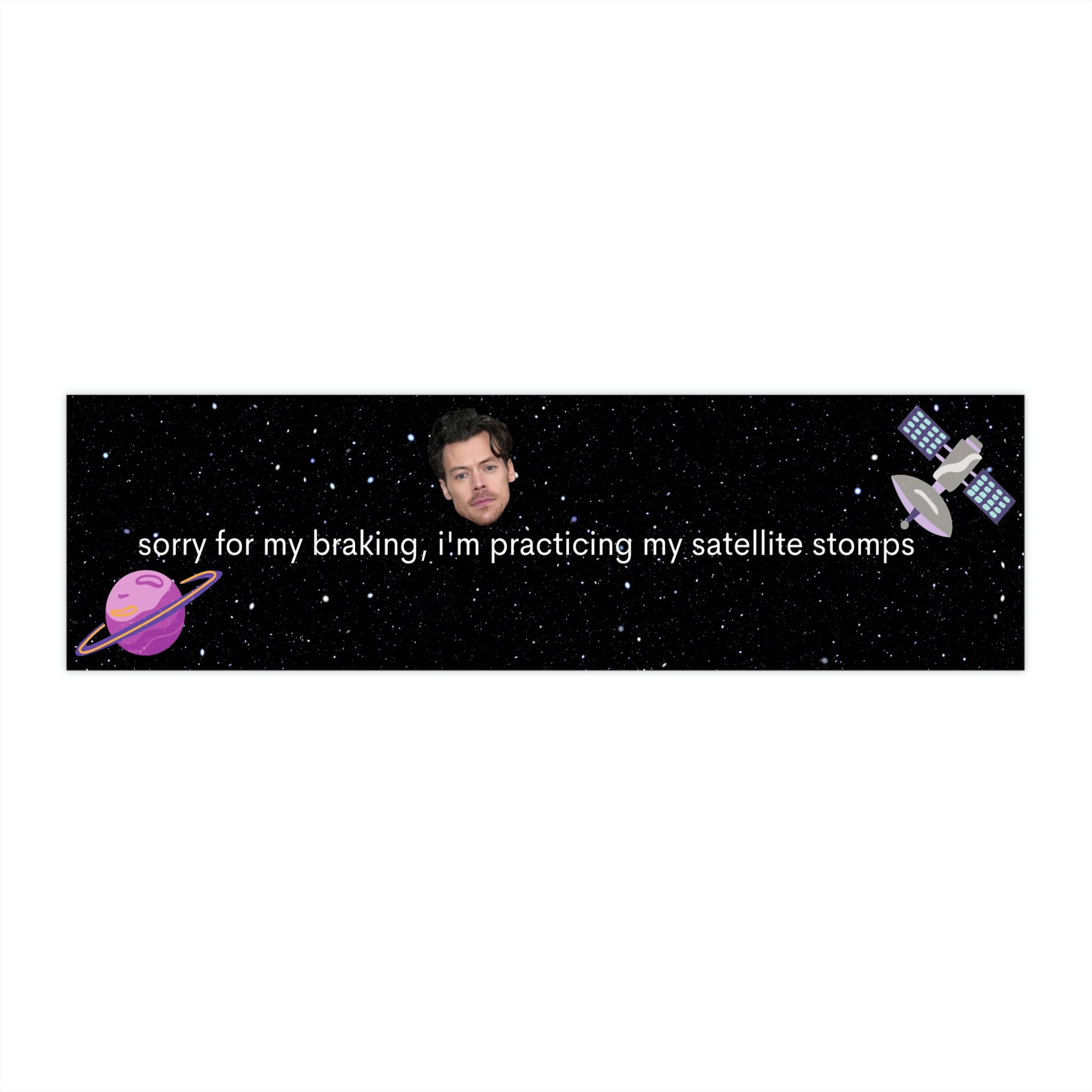 Harry Styles Bumper Sticker Car Sticker Satellite - Etsy