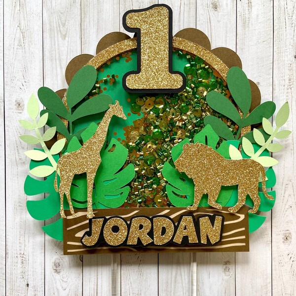 Animal Cake Topper - Etsy