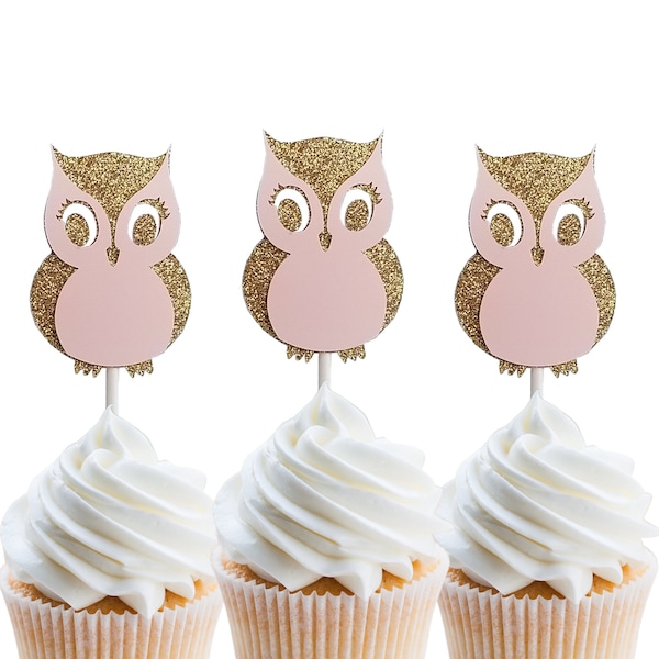 Owl Cupcake Toppers - Etsy