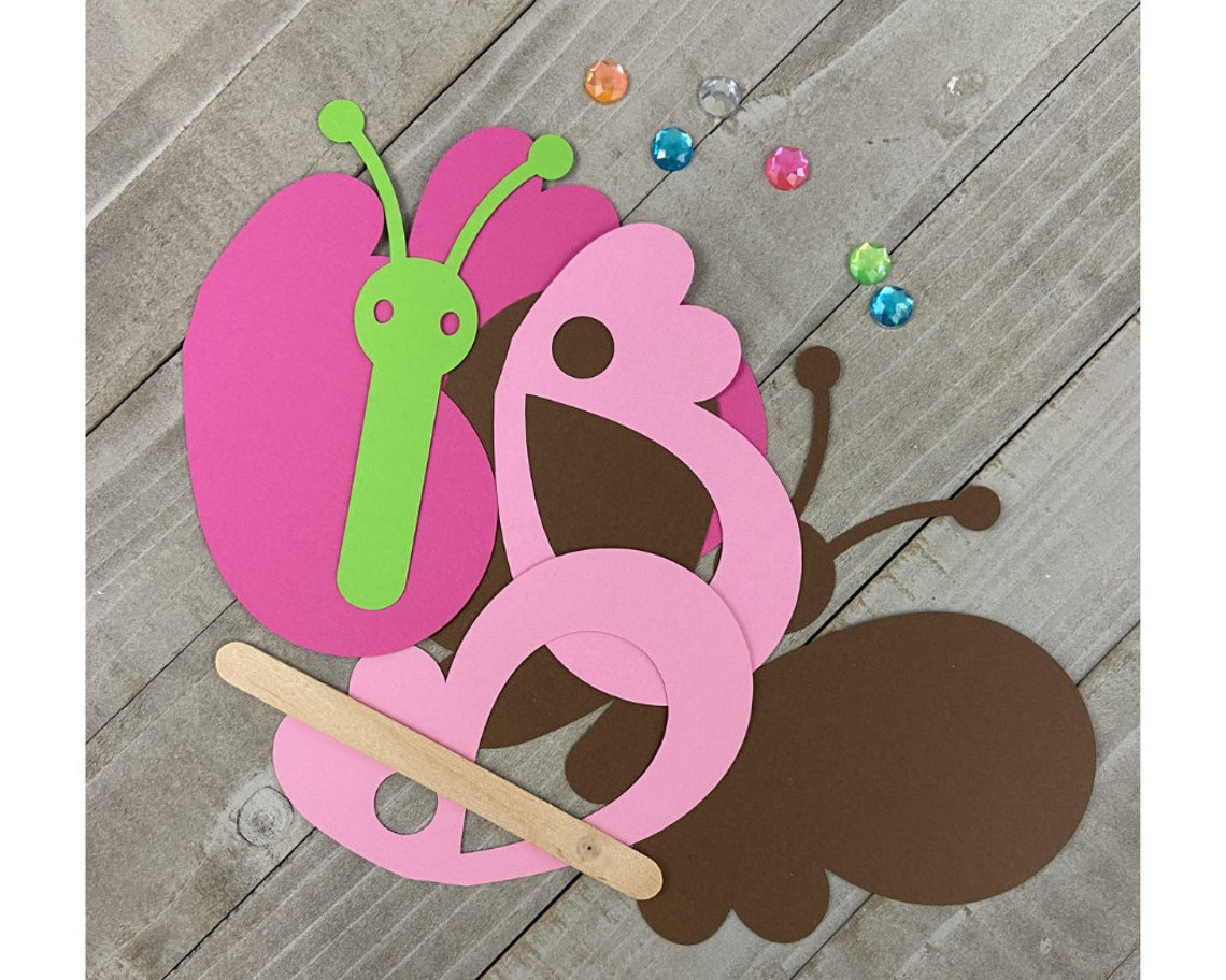DIY Paper Craft Butterfly Craft Kit Kids Craft Kit Toddler Craft Kit ...