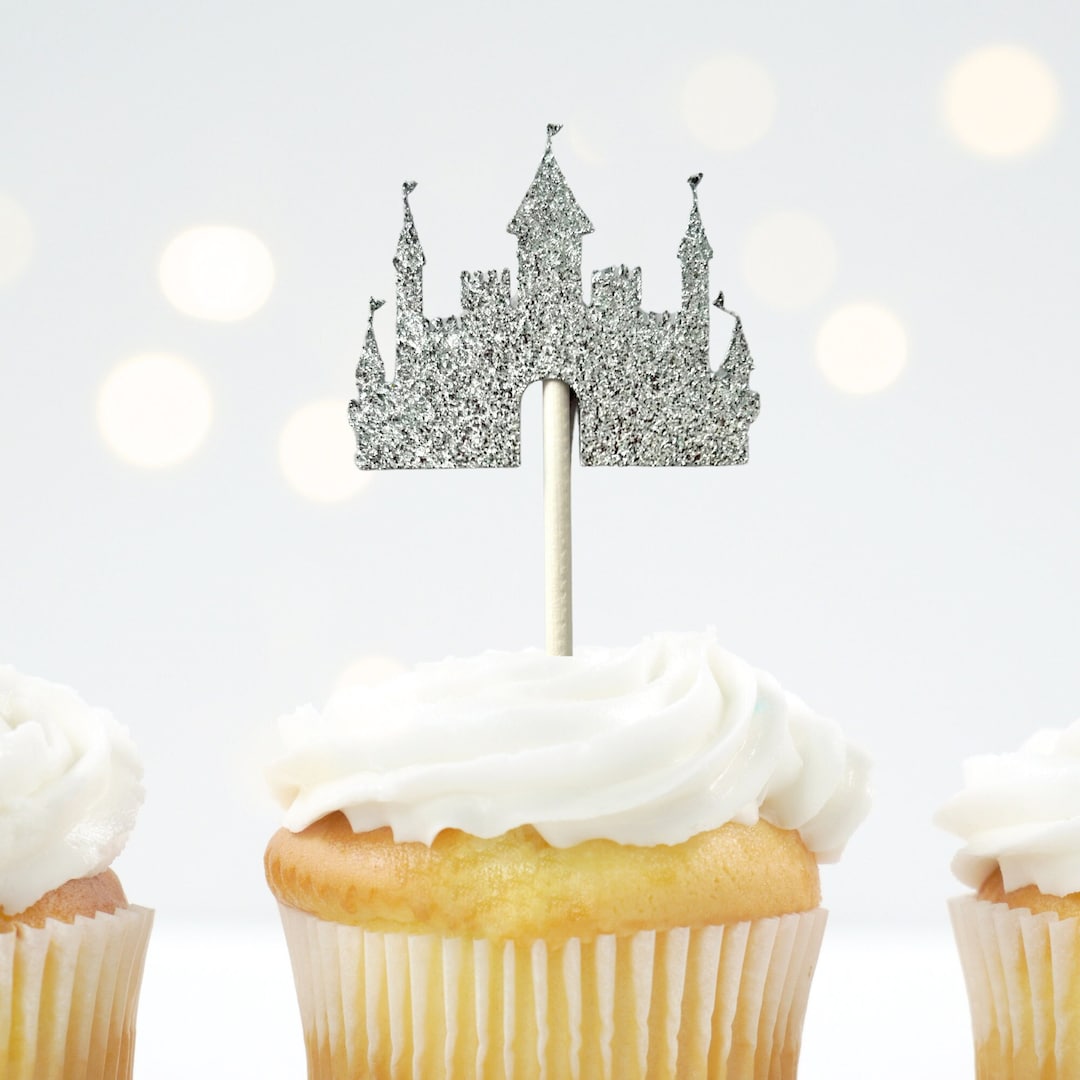 Castle Toppers, Castle Cupcake Toppers, Castle Picks, Castle Party ...