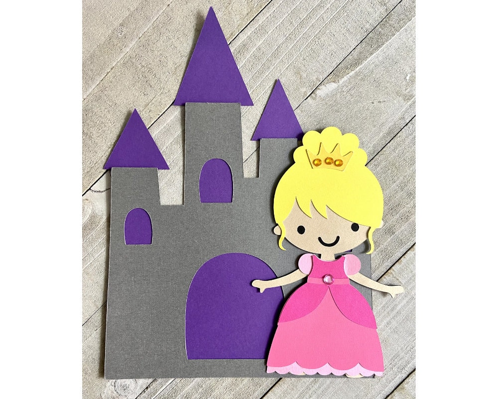 Princess Craft Kit Kids Craft Kit Paper Crafts Kid's - Etsy