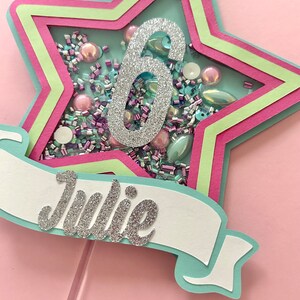 Star Cake Topper, Star Theme Party Decoration, Star Theme Cake Topper ...