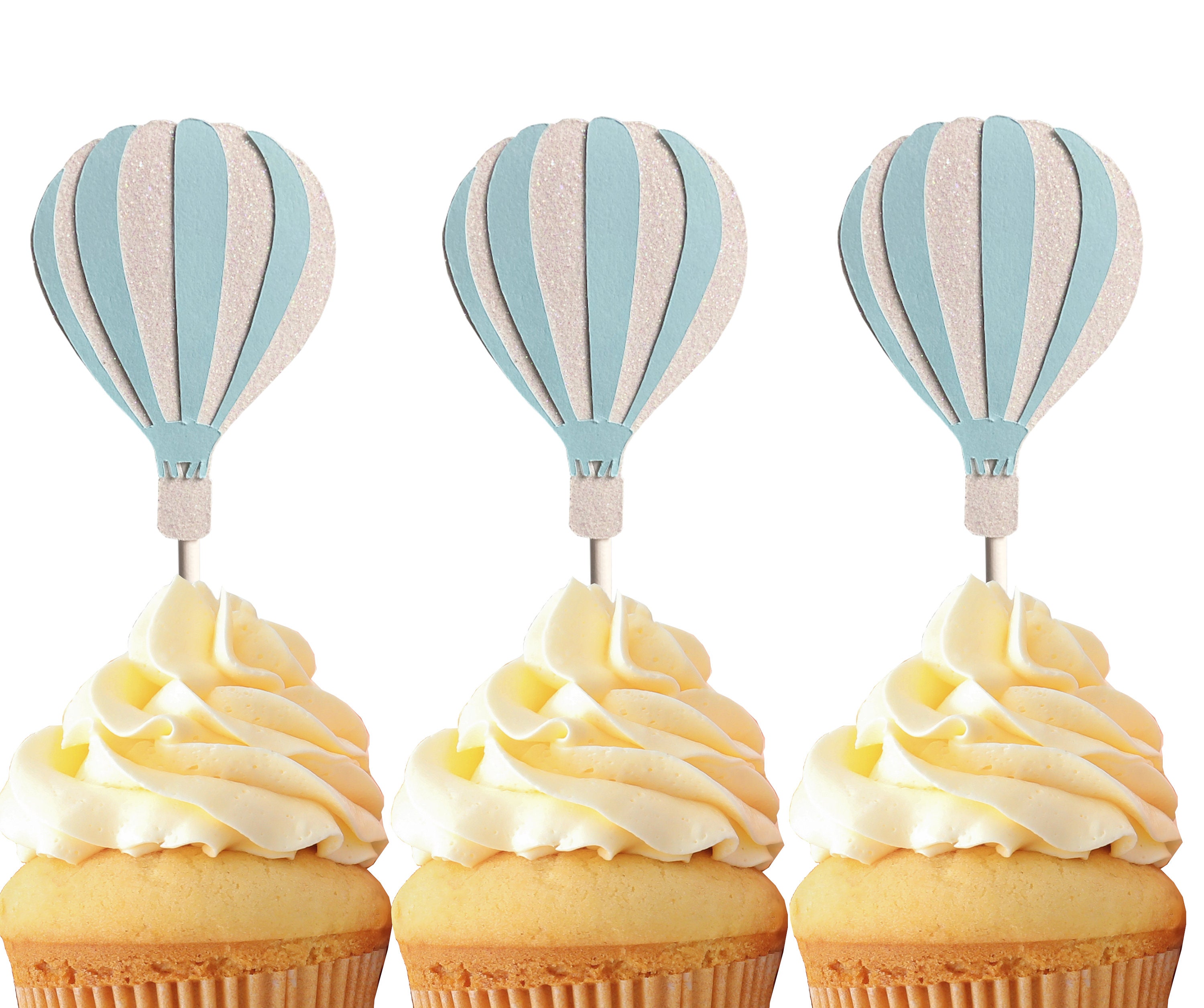 Hot Air Balloon Cupcake Toppers