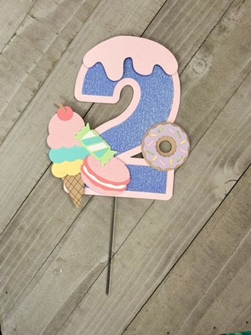 Two Sweet Cake Topper, Two Sweet Cake Topper, Sweet Treats Cake Topper ...