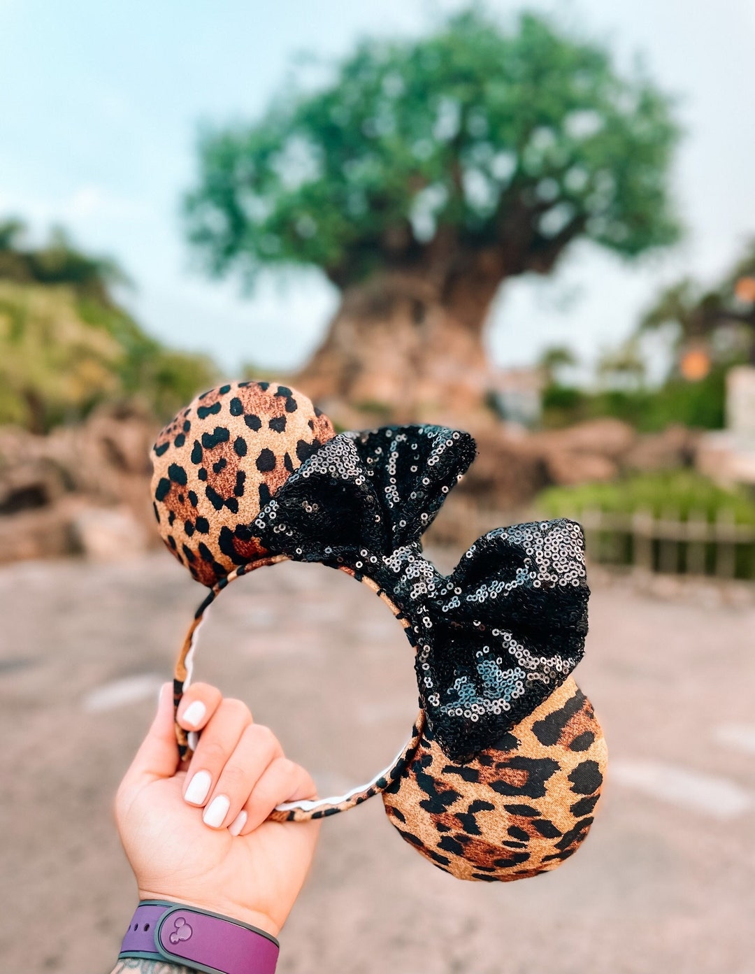 Cheetah Mouse Ears/ Animal Kingdom Ears/ Safari Mickey Ears/ Animal ...