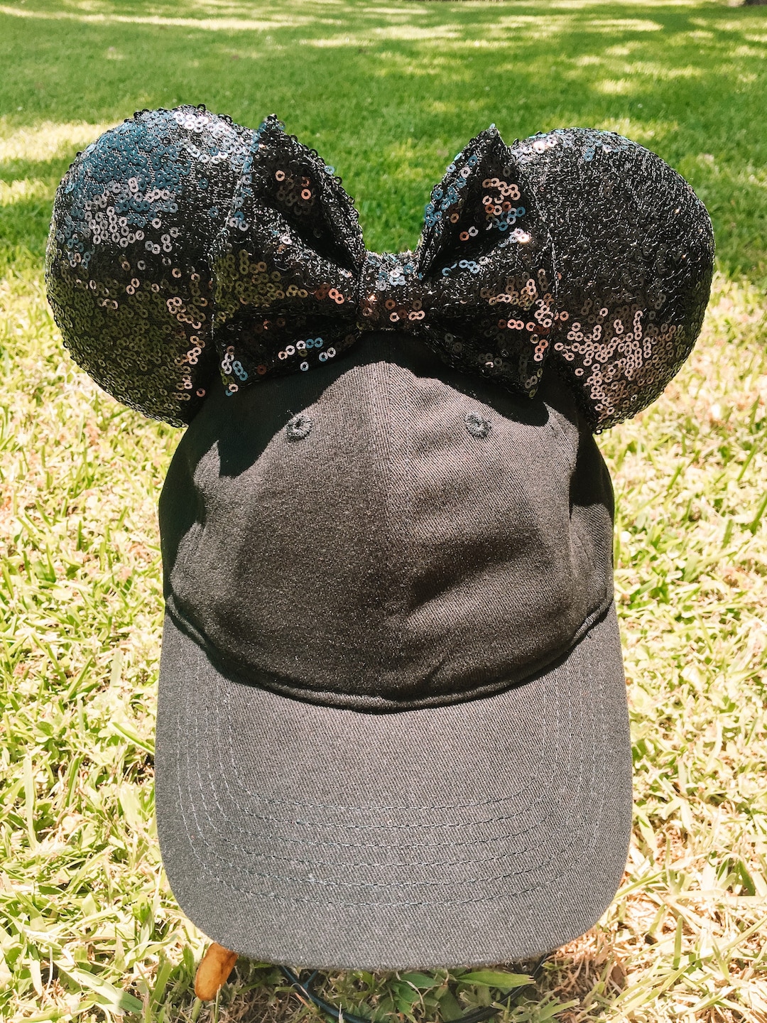 Black Ear Hat/ Minnie Ear Hat/ Minnie Mouse Ears/ Mouse Ear Hat/ Disney ...
