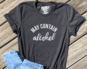 Alcohol shirt | Etsy
