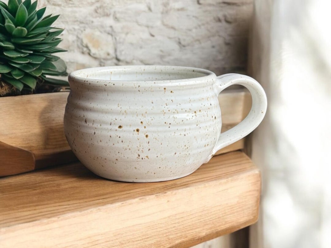 Handled Chowder/chili Bowl Kent Harris Pottery 3.5 Tall X 5 Wide at Rim ...