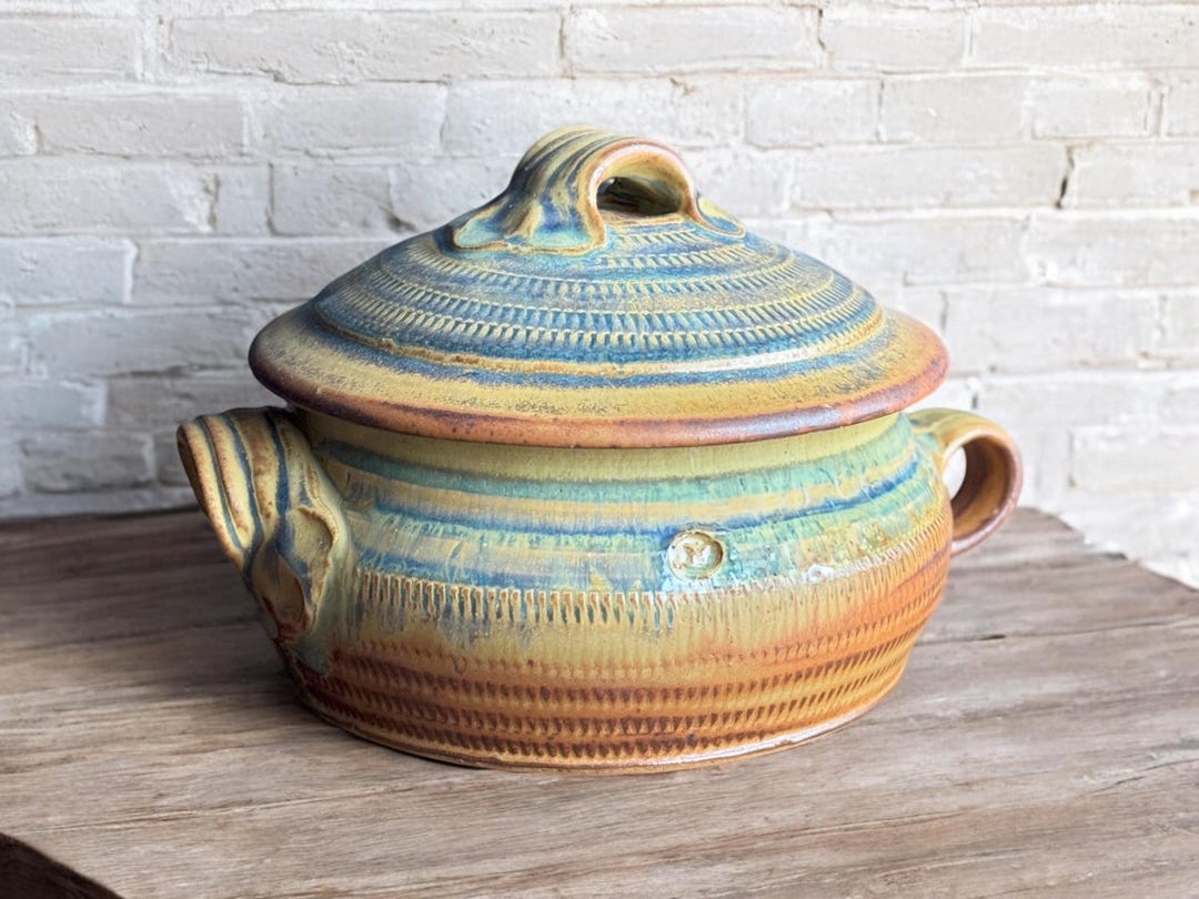 Awesome Lidded Casserole - Dimensions - 7” Wide X 5.5” Tall - Microwave ...
