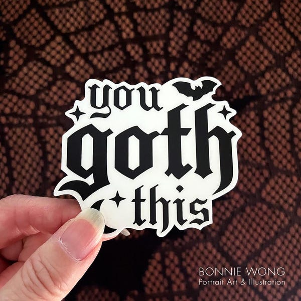 Goth Stickers - Etsy