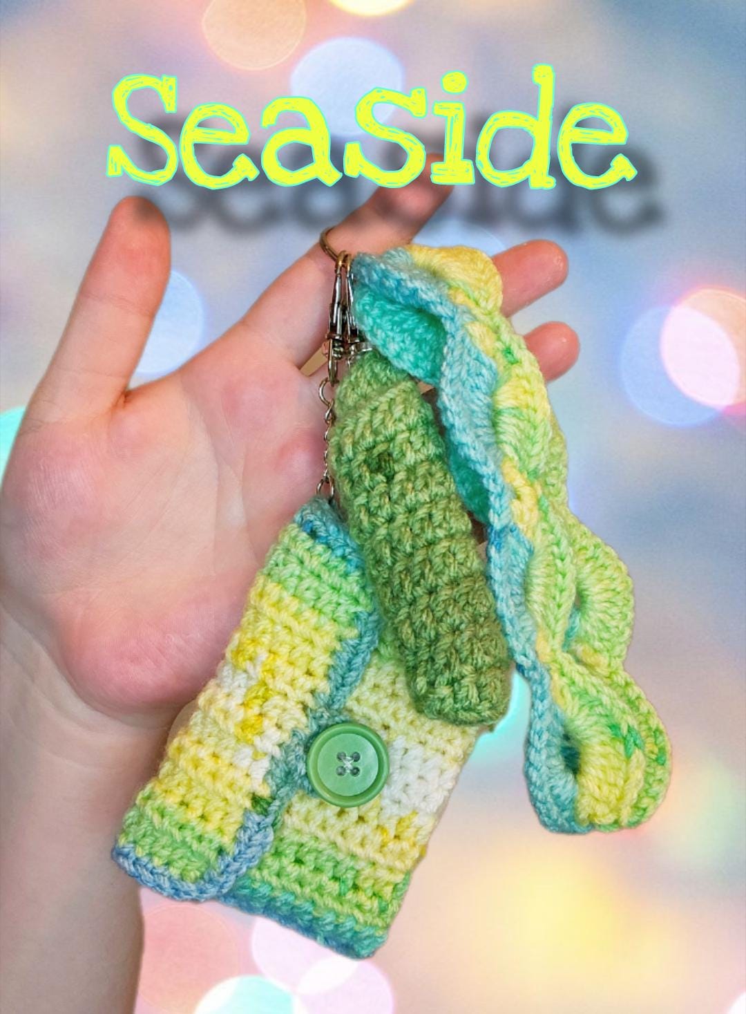 Crochet Wallet and Wristlet Keychains - Etsy