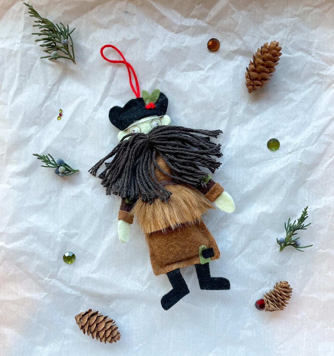Quirky Belsnickel Handmade Felt Ornament - Dwight Christmas the Office ...