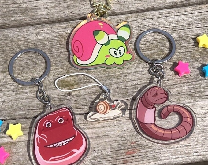 Charlie the Steak Inspired Keychain - Etsy