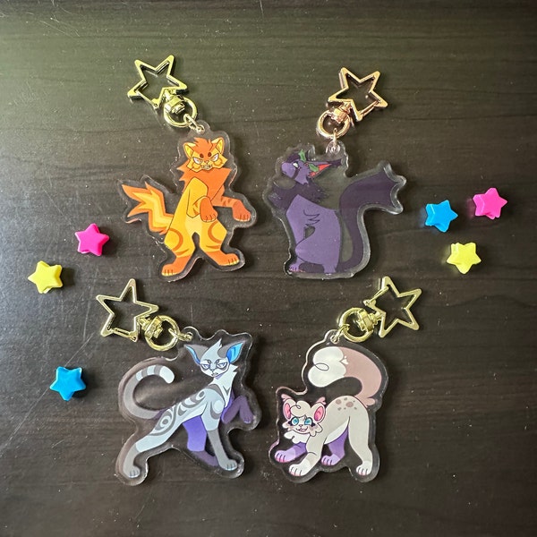 Warrior Cats Keychain - Etsy