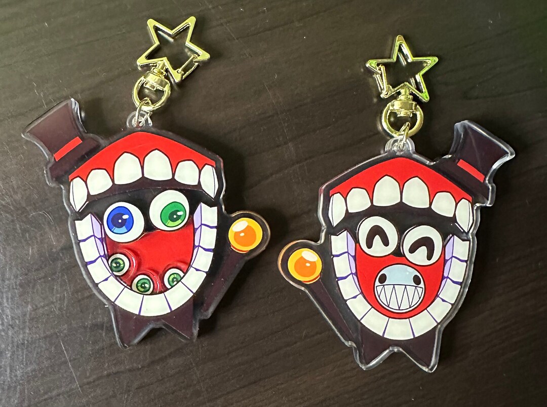 The Amazing Digital Circus Caine Shaker Charm - Etsy Canada