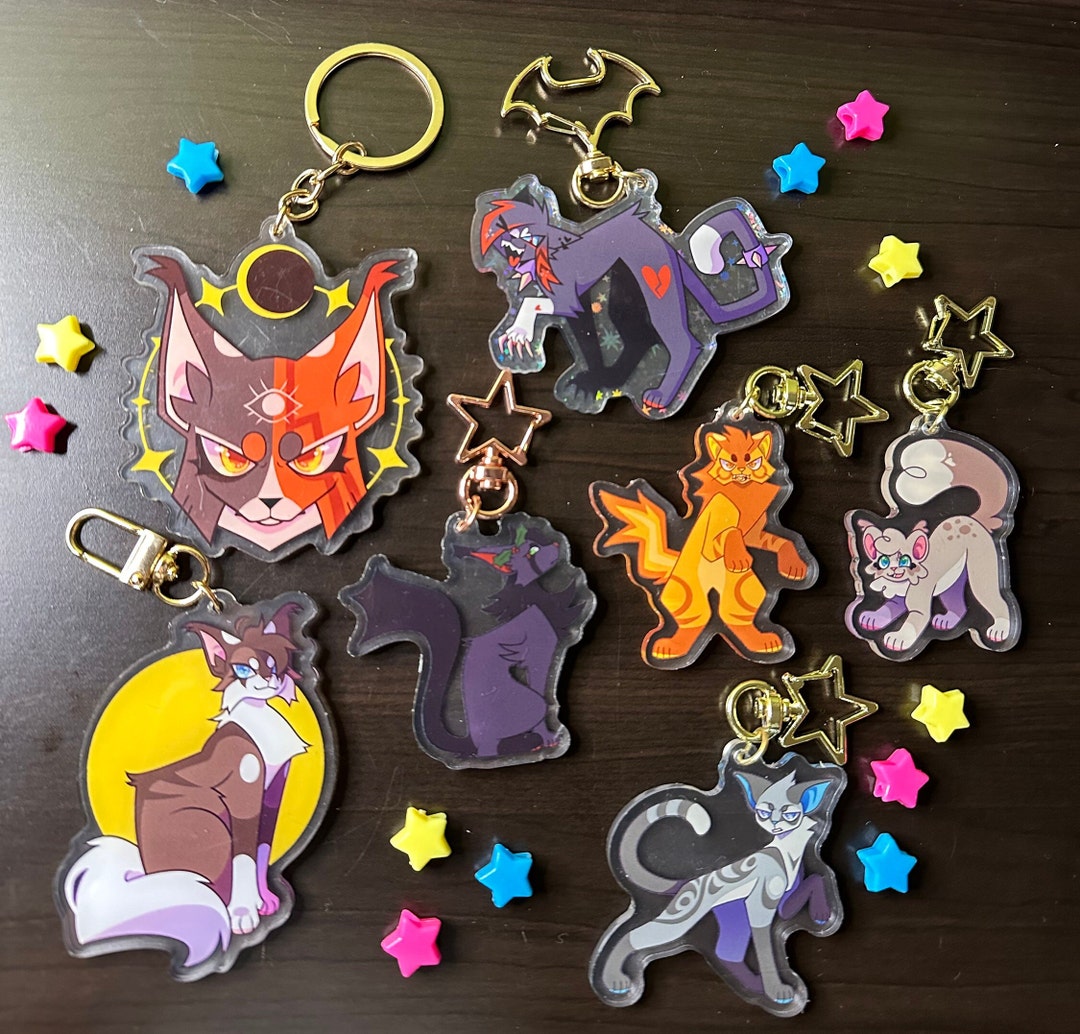 Warrior Cats Acrylic Keychains - Etsy