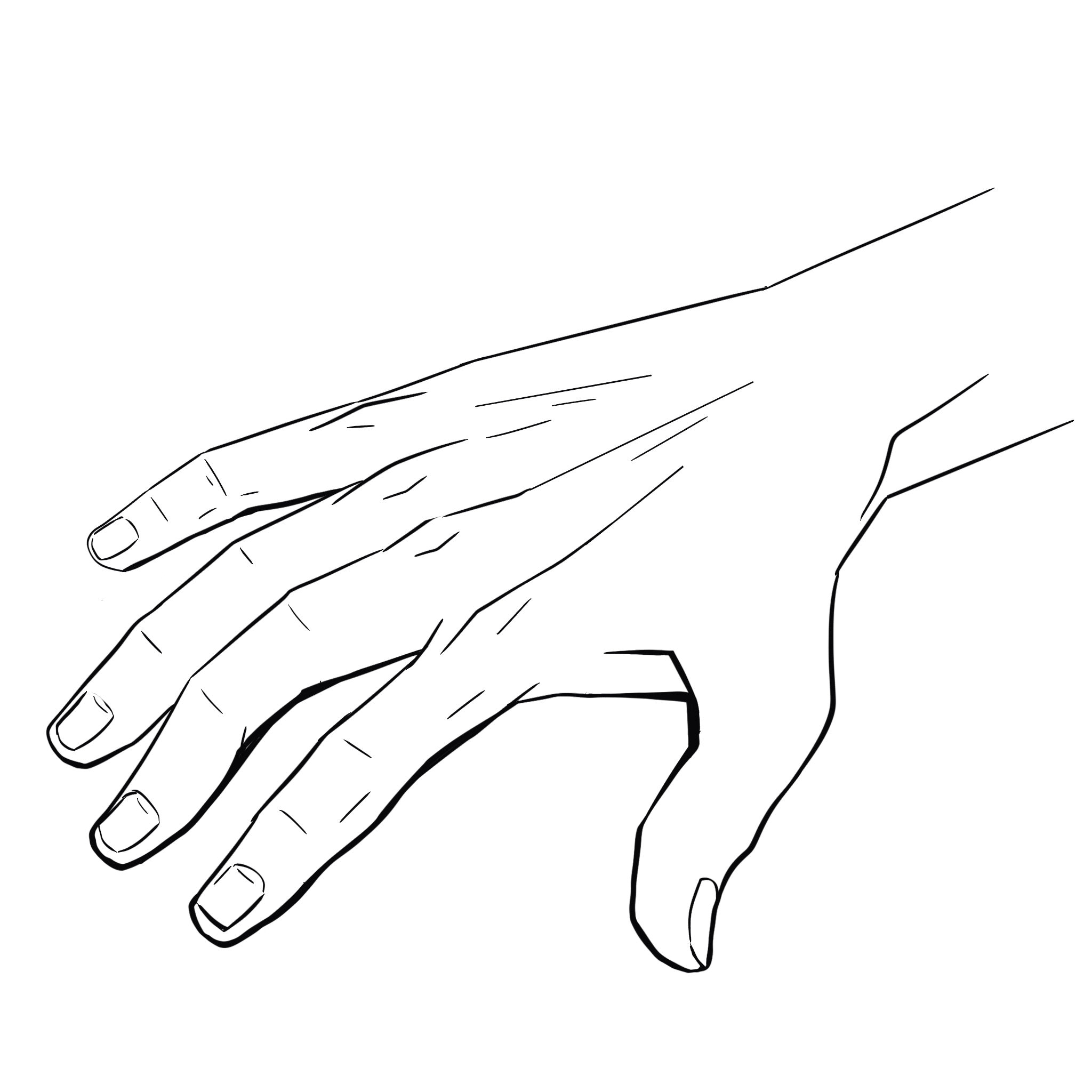 50 Anime Hands for Procreate, Hand Set Brush, Stamp Turn-arounds, Time ...