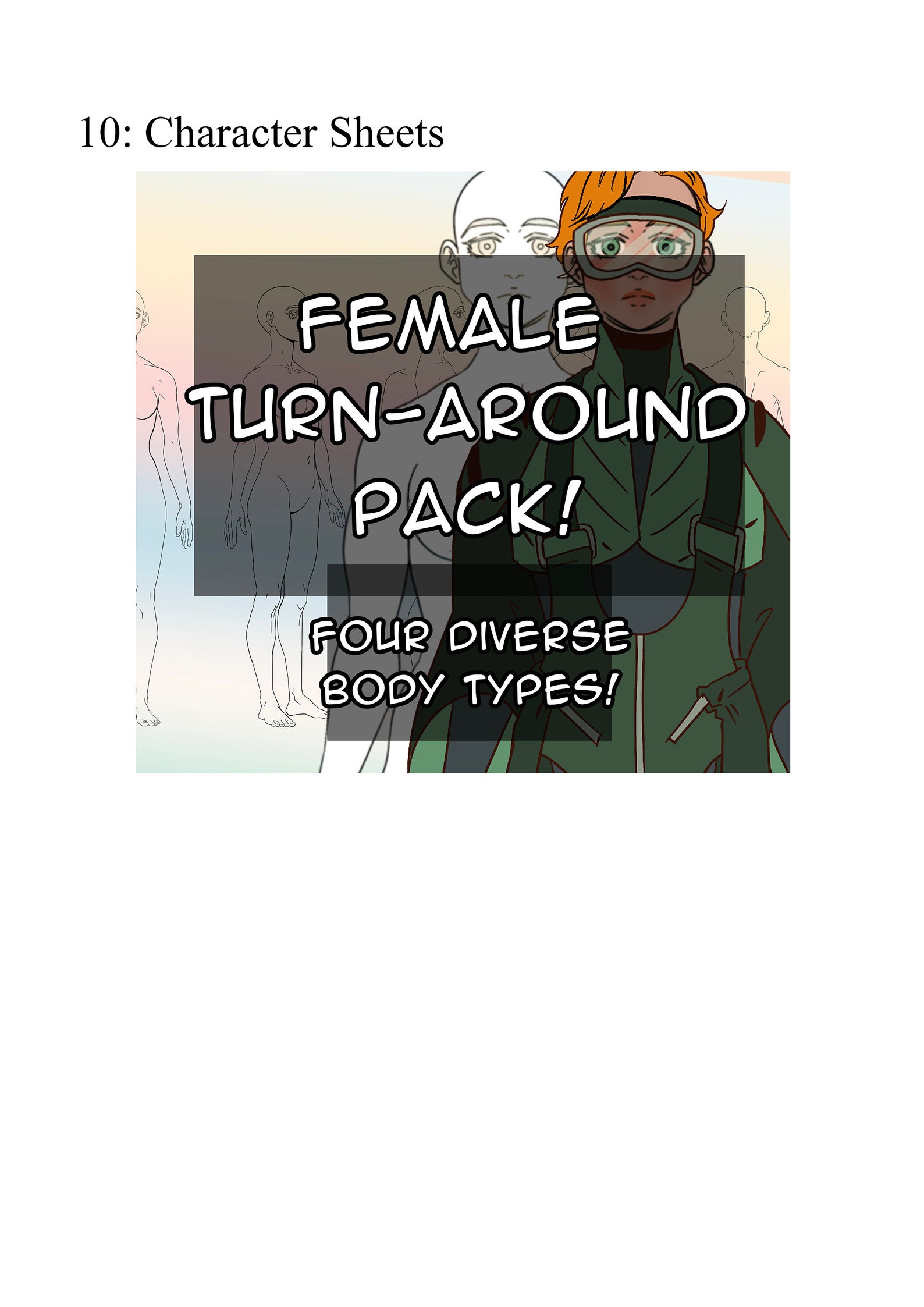 3000 Mega Anatomy Pack Anime Webtoon Anatomy Body Stamps and Brushes ...