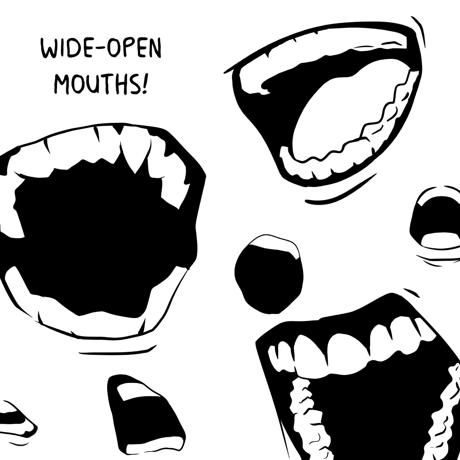 350+ Anime Mouth Pack for Procreate and CSP! Anime Teeth, Tongue ...