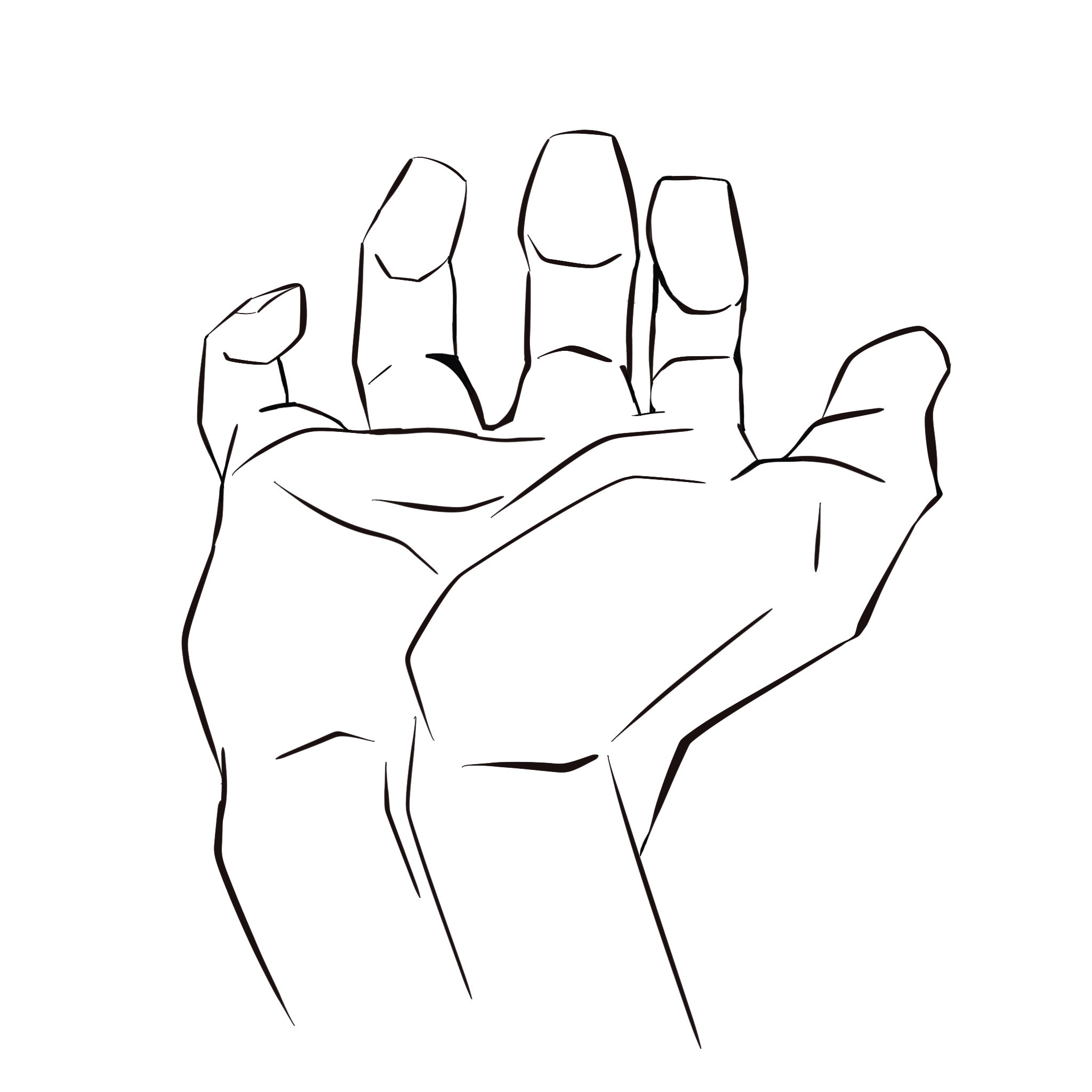 50 Anime Hands for Procreate, Hand Set Brush, Stamp Turn-arounds, Time ...