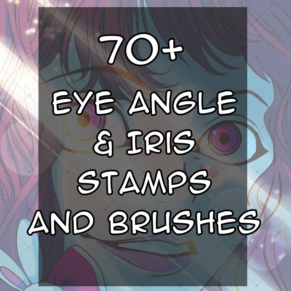 70+ Basic Eye Angle Pack for Procreate and CSP! Anime, Manga, Cartoon ...