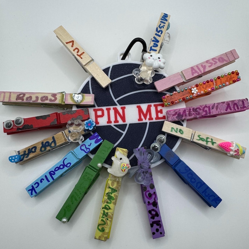 Volleyball Clothespin Ideas - Etsy
