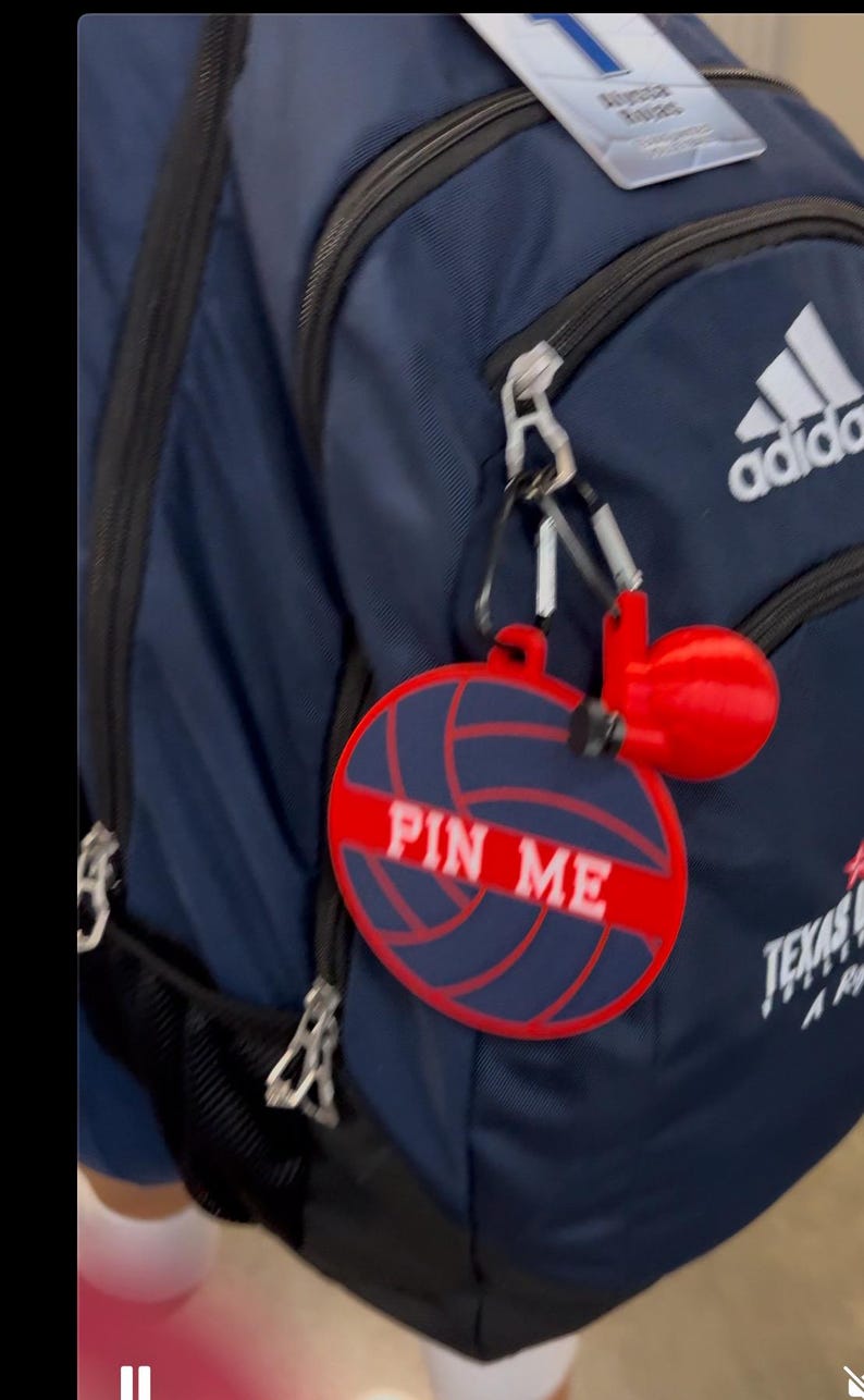 Volleyball Gift Bundle- Pin Holder Keychain and 1 Mini Volley-bomb for ...