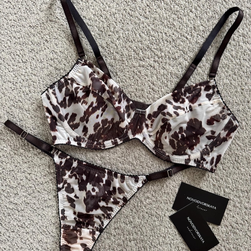 Cow Lingerie - Etsy