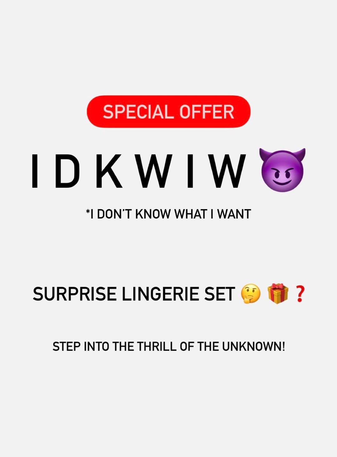 Surprise Lingerie Set - Mystery Gift Lingerie - Etsy