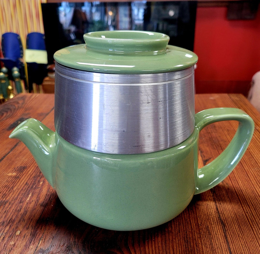 Coffee Pot Hall Pottery Tricolator - Etsy