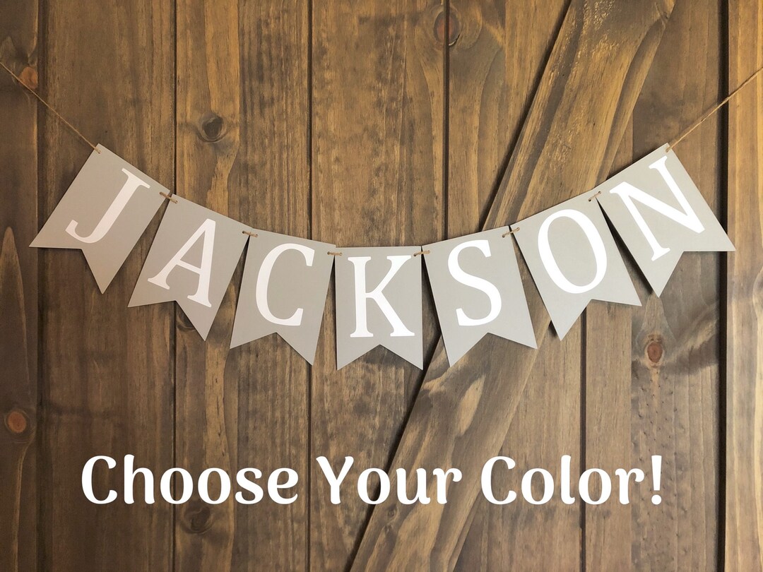 Custom Baby Banner, Boy Baby Banner, Personalized Name Banner, Baby ...