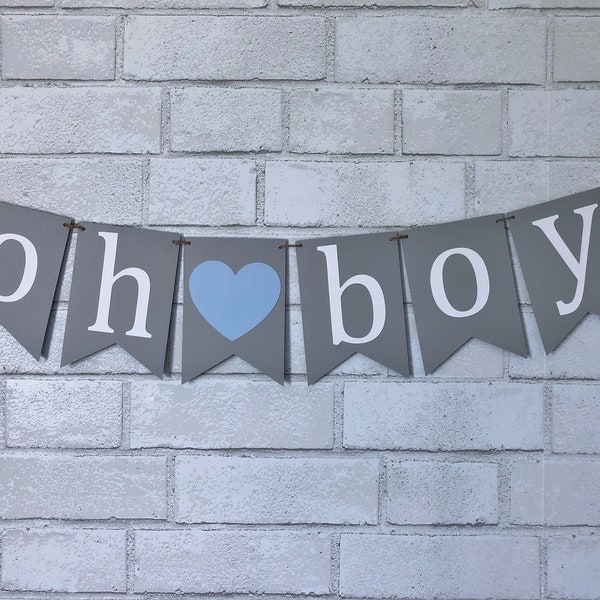 Oh Boy Banner - Etsy