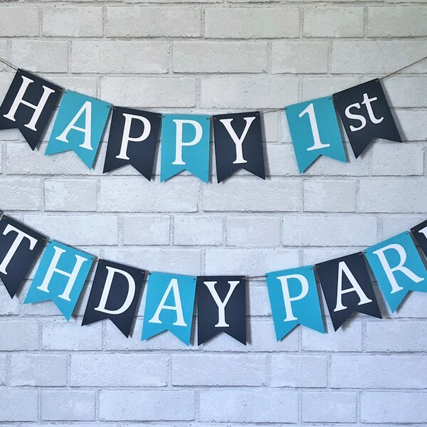 1st Birthday Banner - Etsy