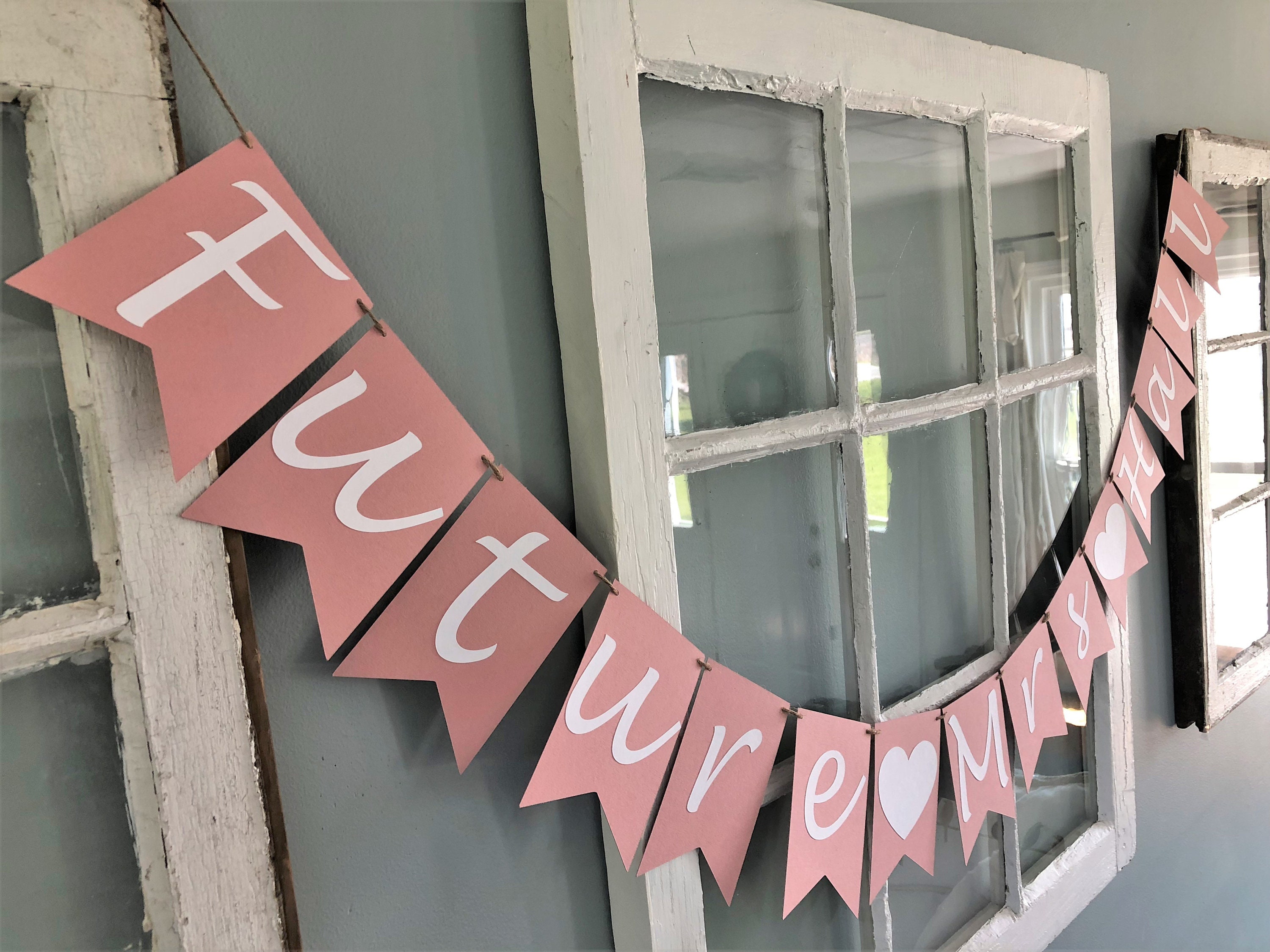 Future Mrs Banner Custom Banner Bridal Shower Banner Bridal - Etsy