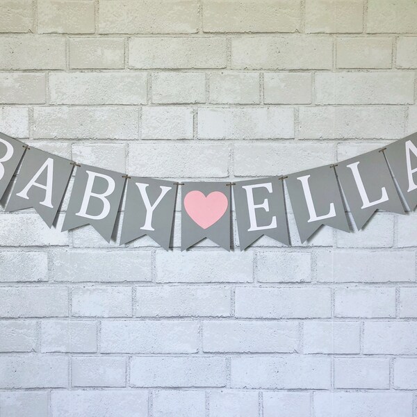 Baby Name Banner - Etsy