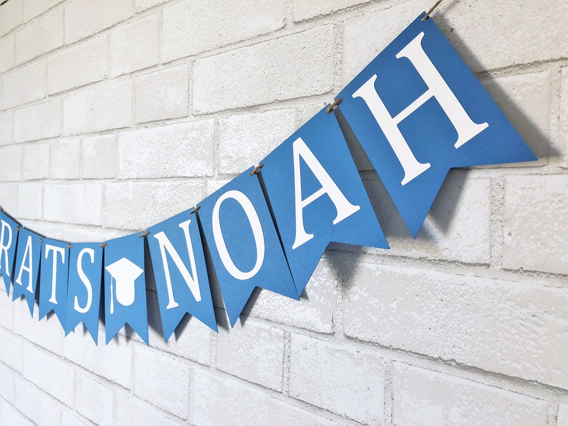 Custom Congrats Grad Banner Graduation Banner Personalized - Etsy