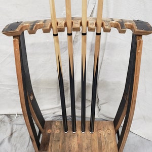 Barrel Stave Pool Cue/billiard Cue Floor Rack - Etsy