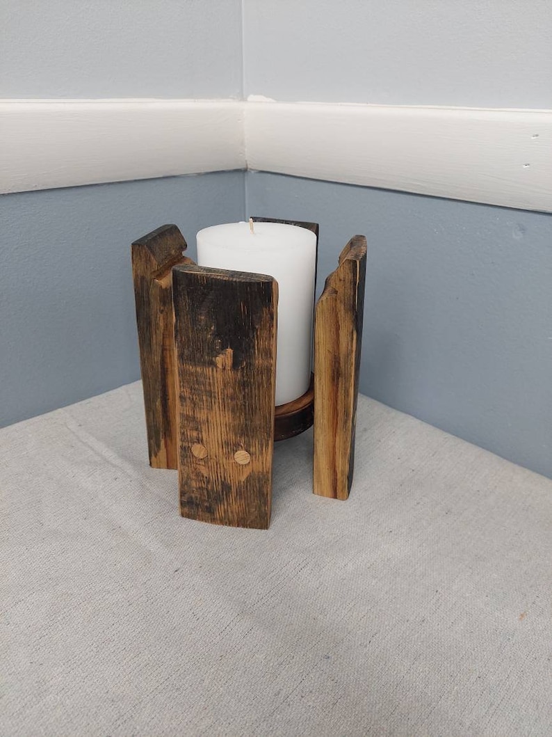 Barrel Stave Candle Holders - Etsy