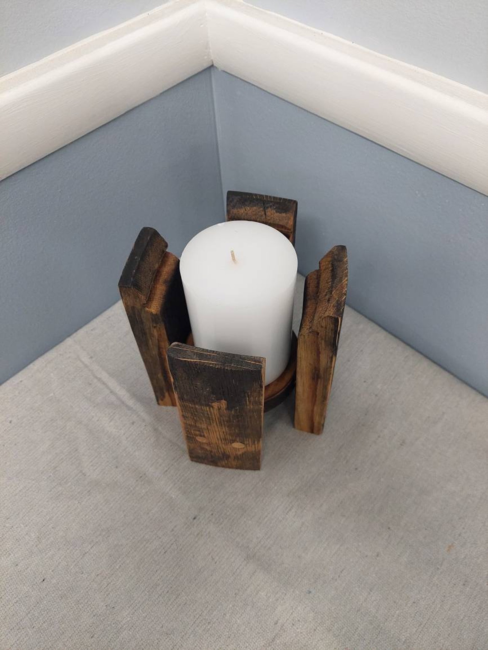 Barrel Stave Candle Holders - Etsy